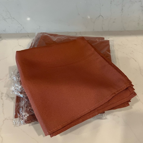 Party Supplies | New Rust Terra Cotta Linen Napkins | Poshmark